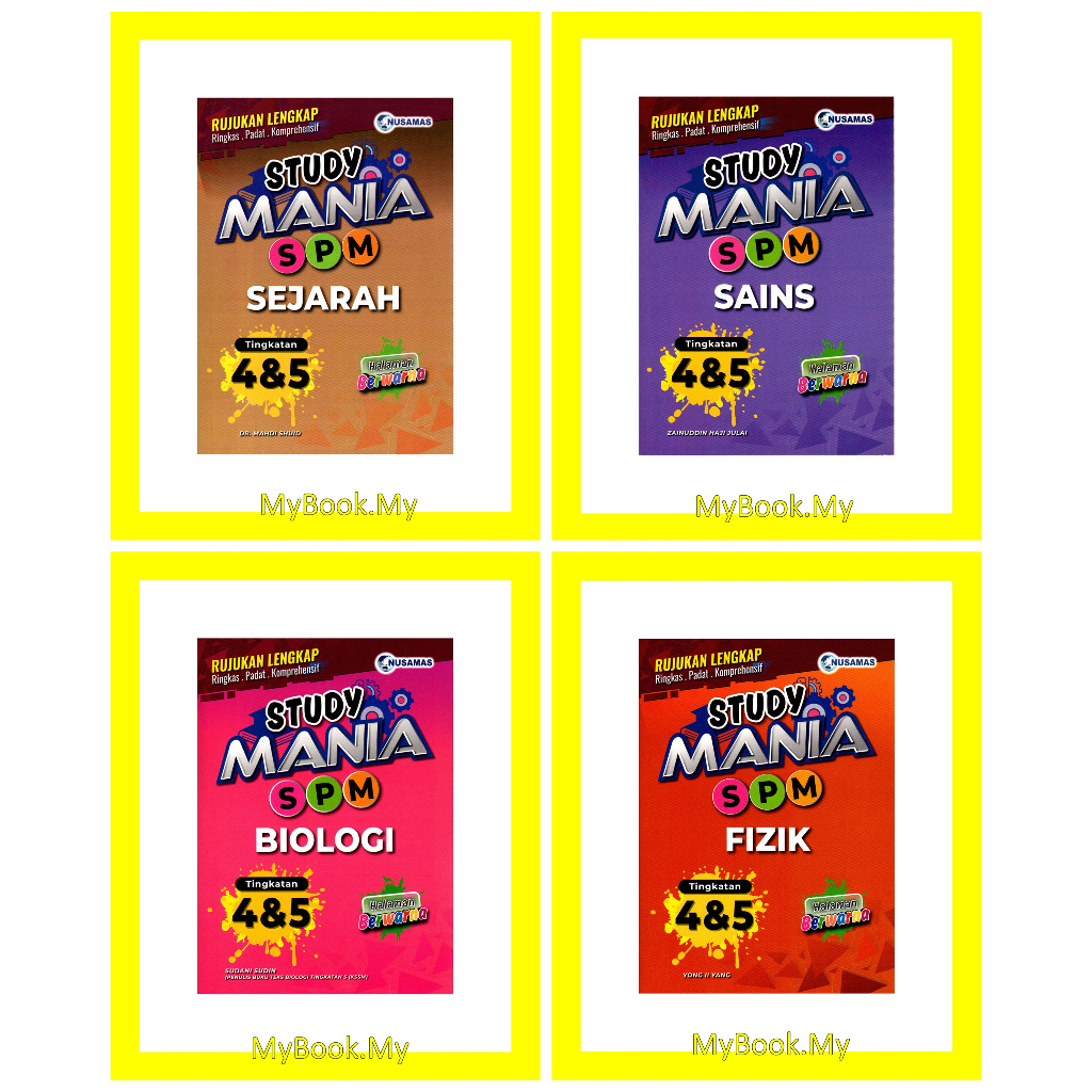 *BARU* MyB Buku Rujukan/Nota : Sejarah Sains Fizik Biologi - Study Mania SPM Tingkatan 4&5 ...