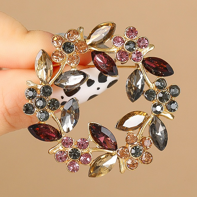 Kerongsang Tudung Brooch Bunga Flower Cantik Muslim Raya Wanita Pin ...