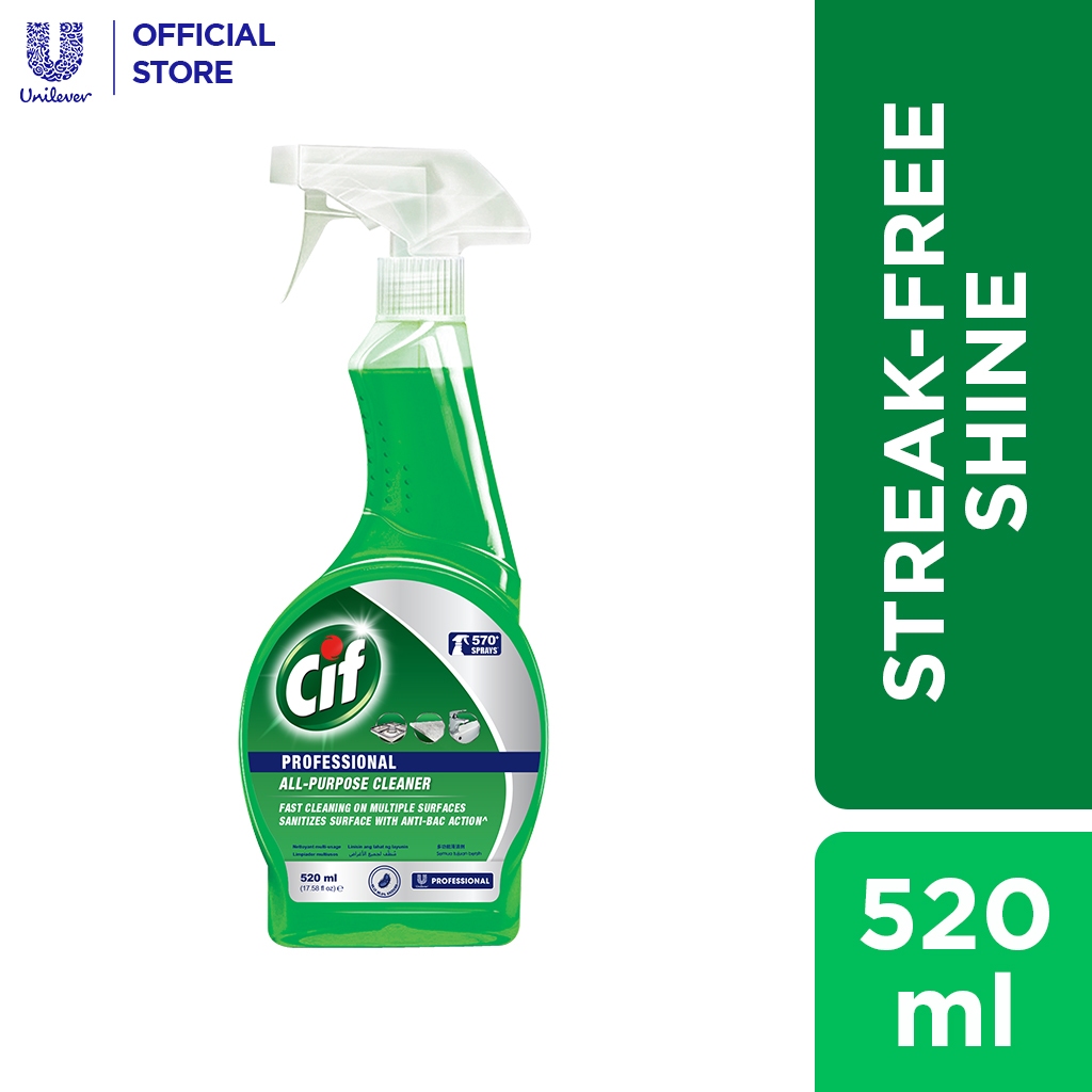 Cif Professional All Purpose Cleaner Spray Antibacteria For Household ...