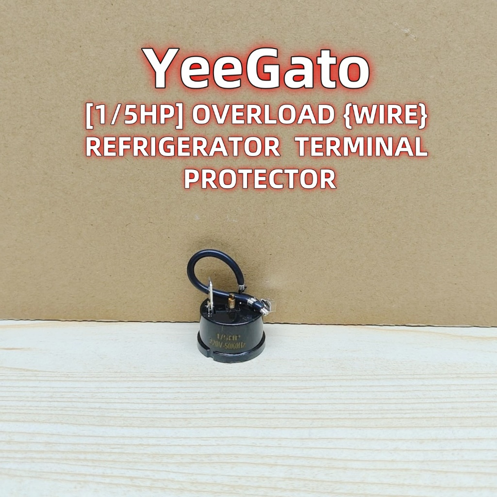 [1/5 HP] OVERLOAD {WIRED} REFRIGERATOR COMPRESSOR THERMAL PROTECTOR ...