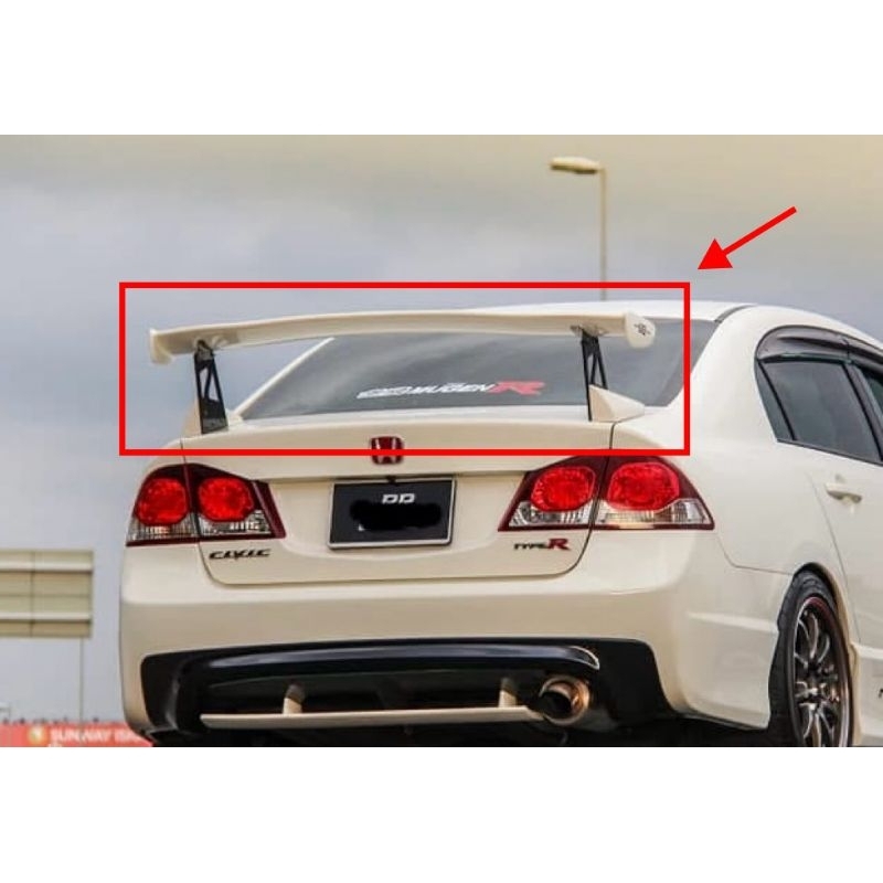 MUGEN R Spoiler _Civic Fd_fd2_fd2r_Mugen design GT Wing | Shopee Malaysia
