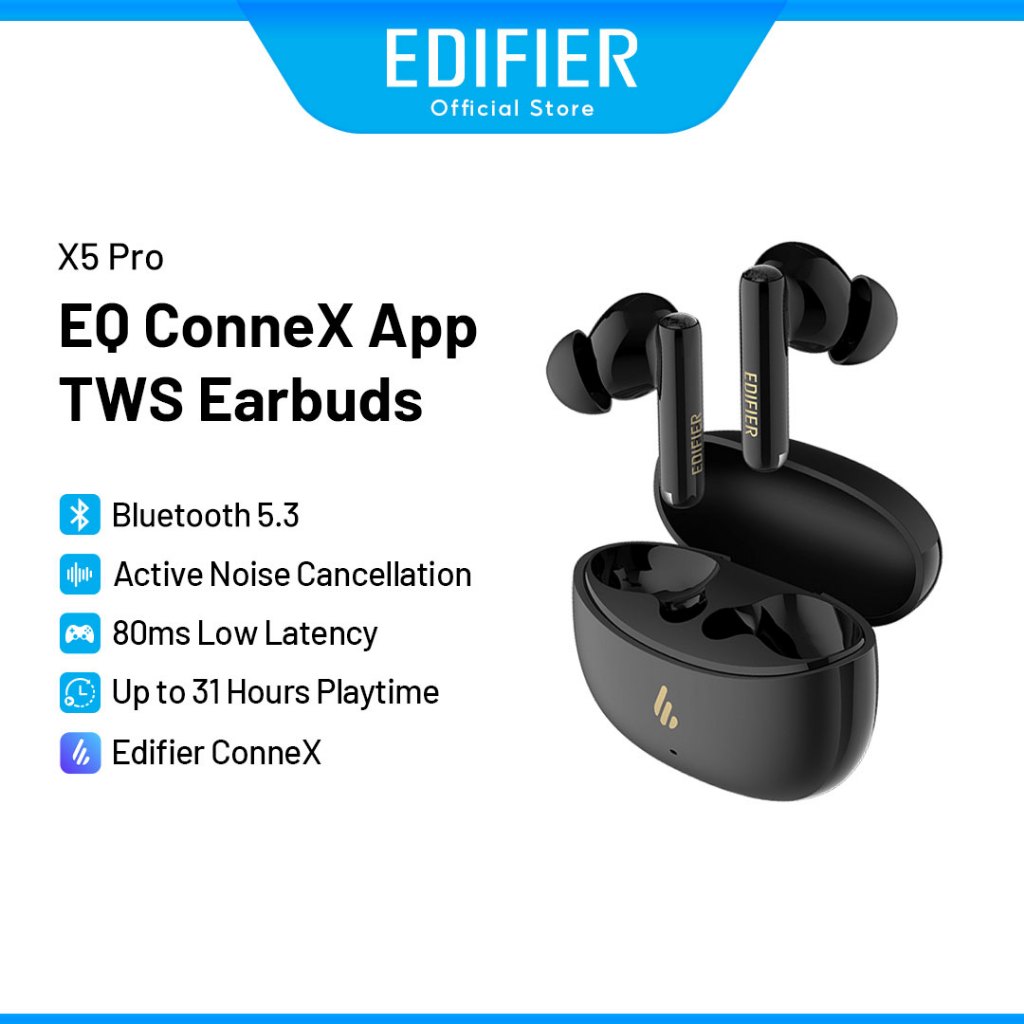 Edifier X5 Pro / X5 Lite Earbuds - Bluetooth V5.3 | Edifier Connect ...