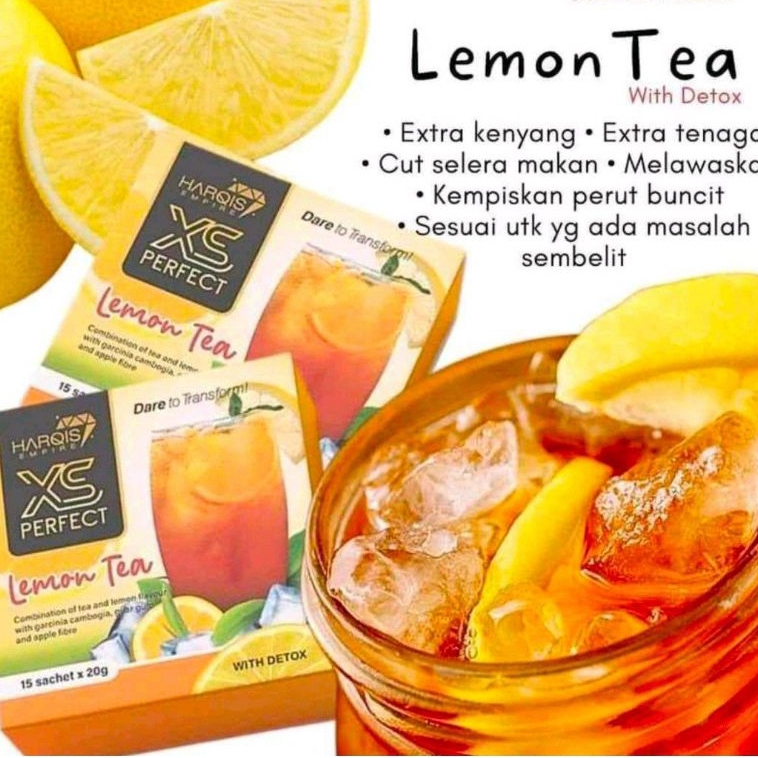 NEW! XS Perfect Lemon Tea With/With Out Detox - Ready Stock! | Shopee ...