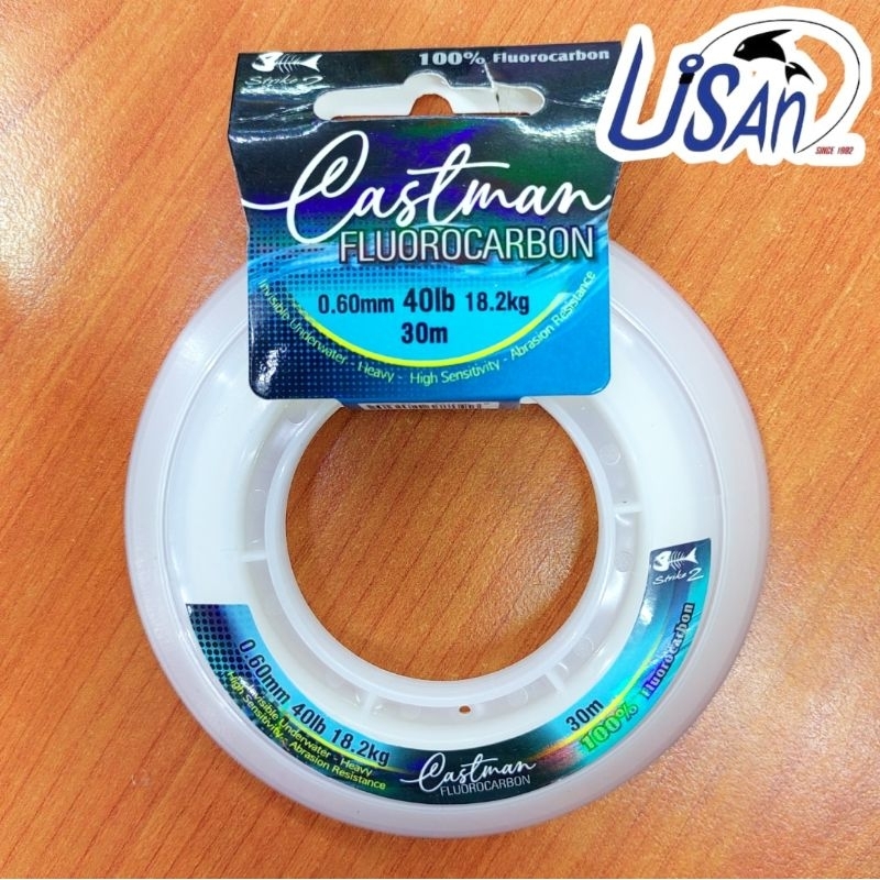 STRIKE 2 CASTUNAN 100% FLUORO CARBON LEADER TALI TANGSI TALI PERAMBUT ...
