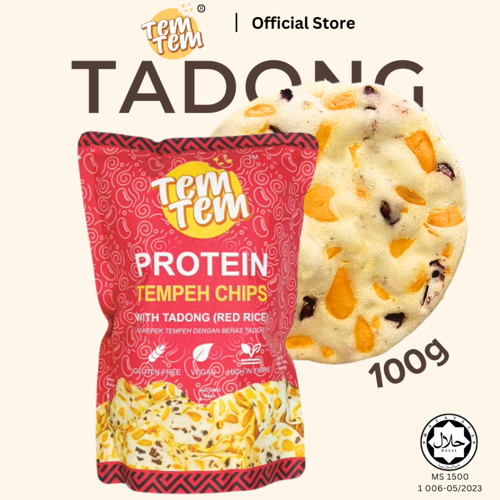 [HALAL] Tempeh Chips l Crunchy & Crispy l Tadong Flavour l 100G ...