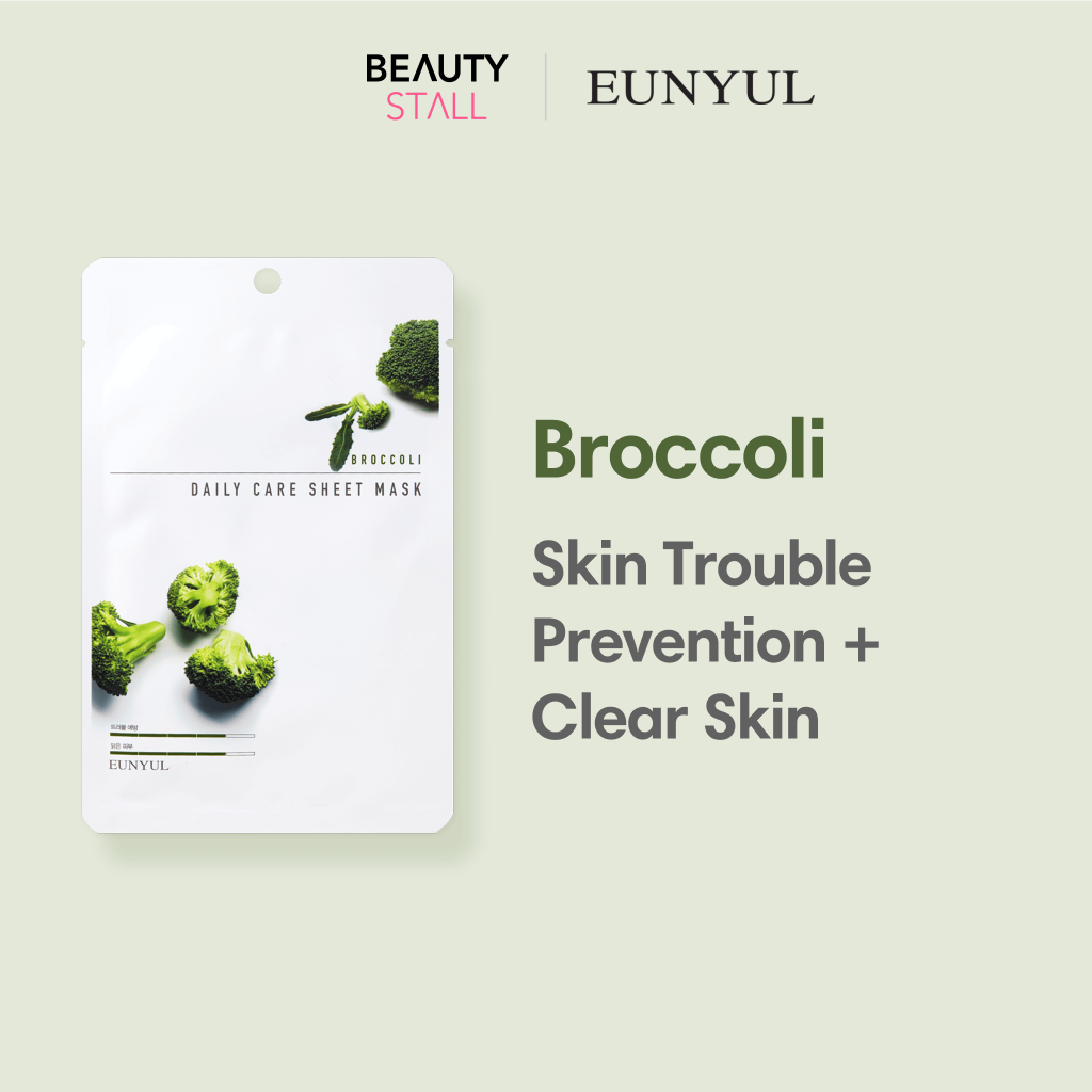 EUNYUL Daily Care Mask Sheet 22g - Broccoli | Korea Skincare Moisture ...