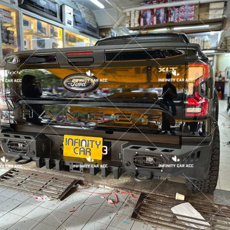Ford Ranger T6 T7 T8 T9 / Mazda Bt50 Force Tk Rear Bull Bar | Shopee ...