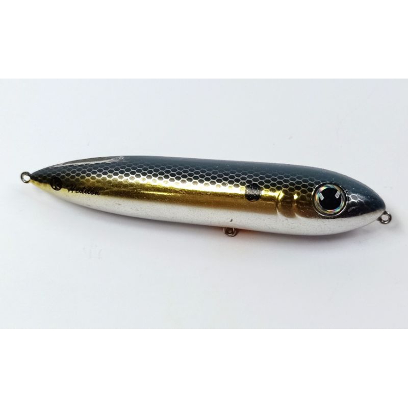 (MAZ04) ORIGINAL HEDDON ONEKNOCKER SPOOK 110F TOP WATER PENCIL USED ...