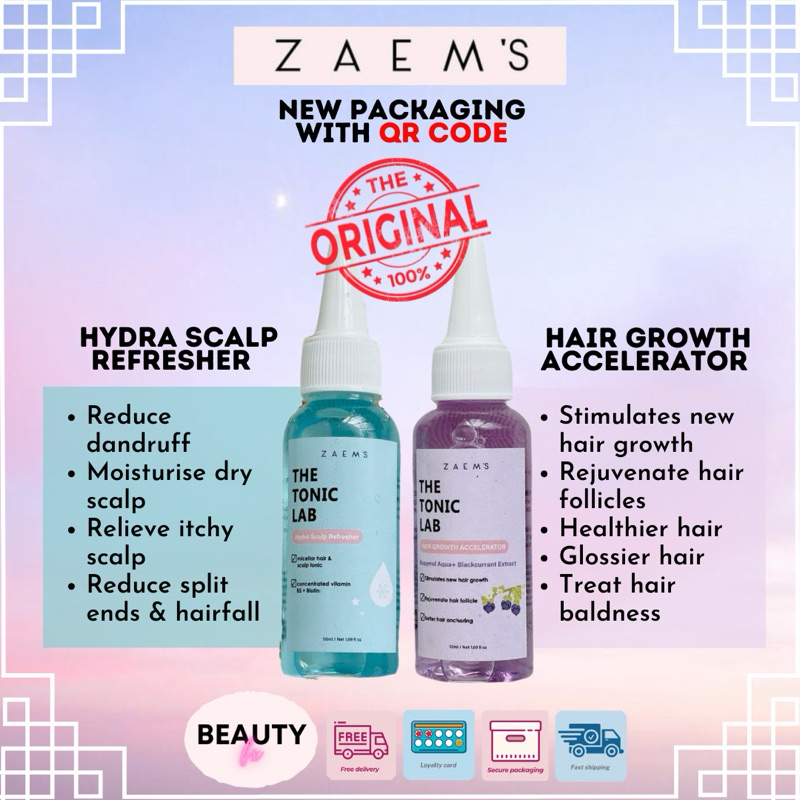 ZAEMs The Tonic Lab Scalp Refresher 50ml by Zaem | Shopee Malaysia