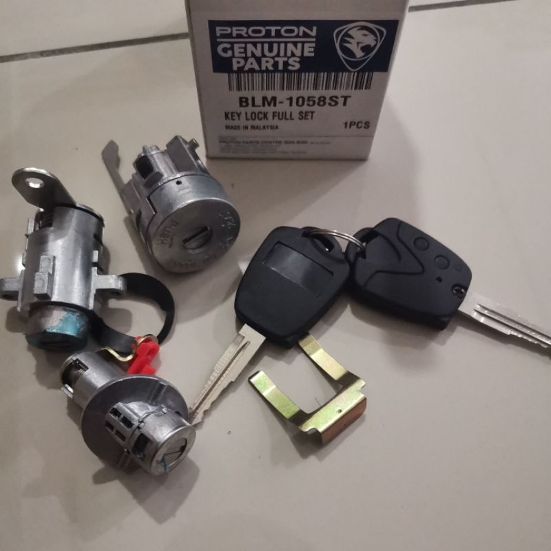 ORIGINAL Proton Saga BLM, FLX Key Set ( No immo) | Shopee Malaysia