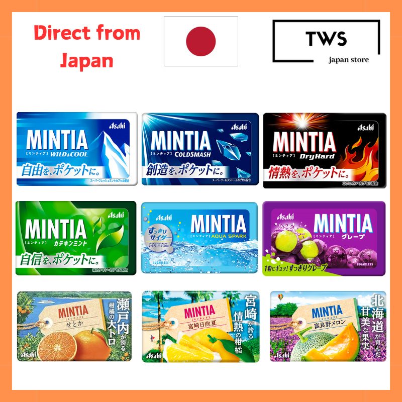 Asahi Group Foods Mintia series 50 grains (7g) Refreshing Breath Mints Mint Lozenges | Shopee ...