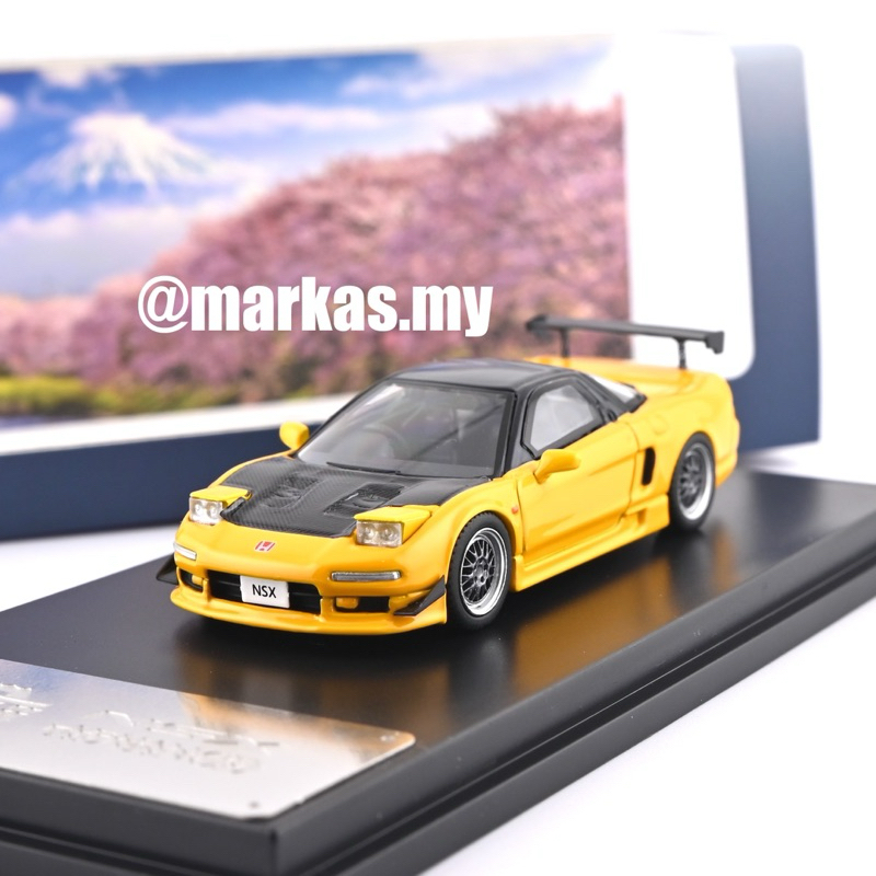 FUJI 1/64 1ST GEN HONDA NSX MK1 NA1 YELLOW | Shopee Malaysia