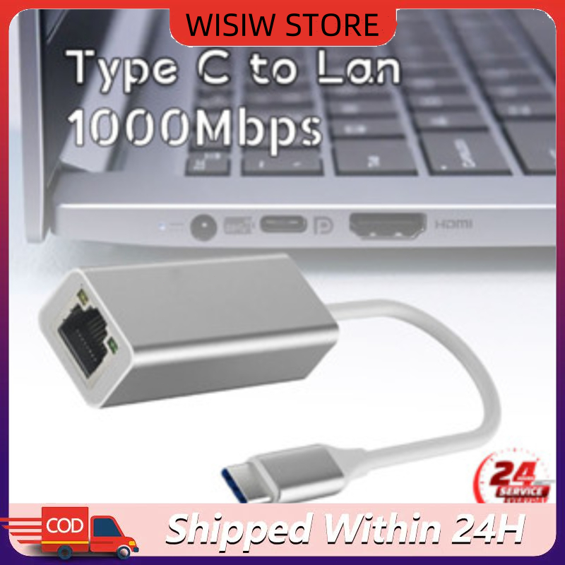 1000MbpsEthernet Adapter USB 3.0 Type C to RJ45 Network Card For MacBook PC Windows XP 7 8 10 ...