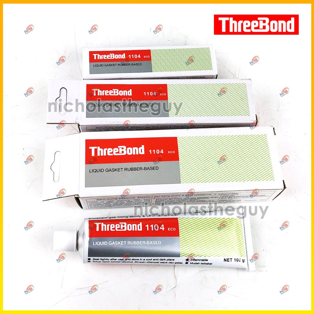 ThreeBond 1104 ECO Gasket Gum Gam Liquid Gasket Rubber Based 25g/50g ...