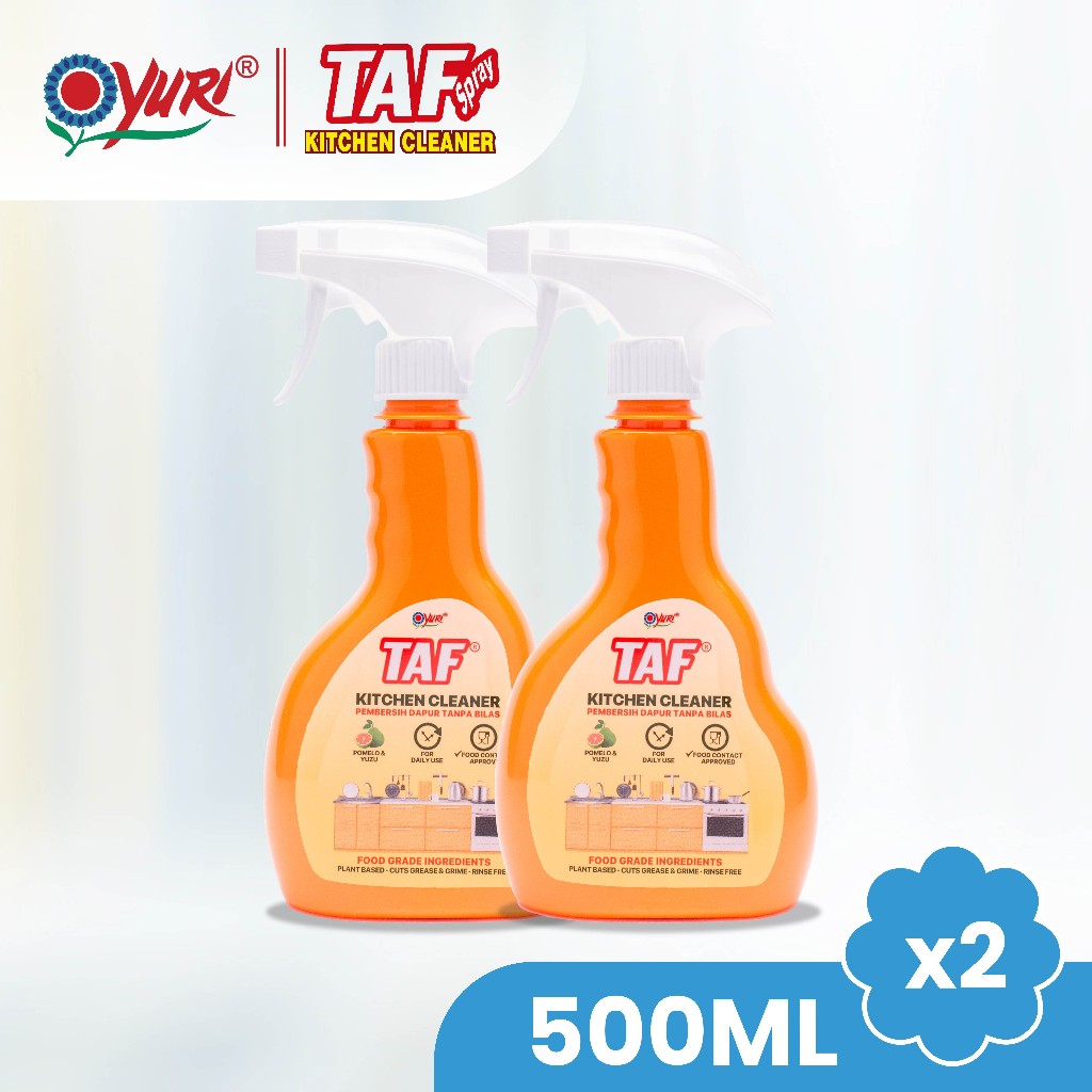 [Bundle of 2] Yuri Taf Antibacterial Kitchen Cleaner Spray 500ml x2 ...