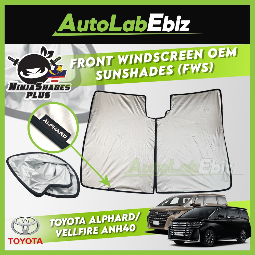 Toyota Alphard / Vellfire ANH40 2024 2025 NinjaShades Plus Front ...