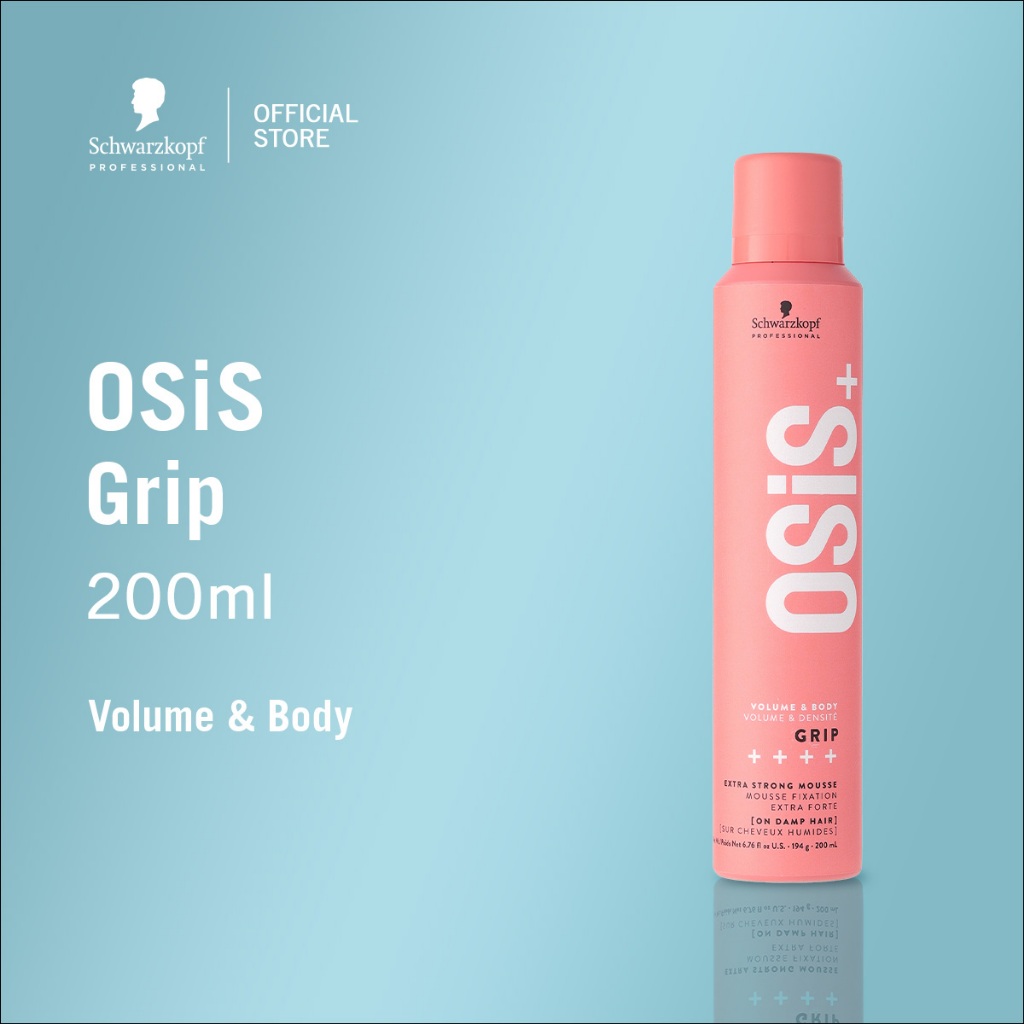 Schwarzkopf Professional OSiS Grip Extra Strong Mousse (Styling) 200ml ...