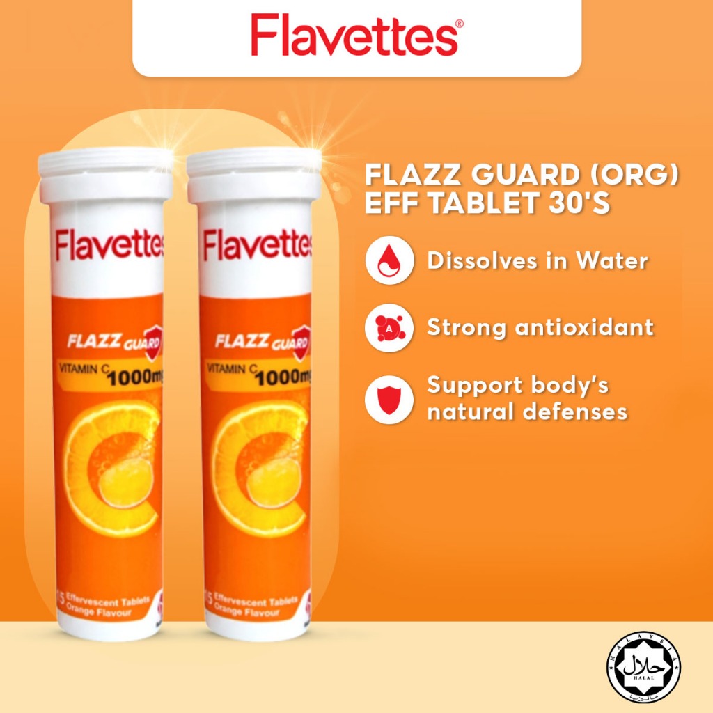Flavettes Flazz Guard Eff Tablet - Orange (30's) | Shopee Malaysia