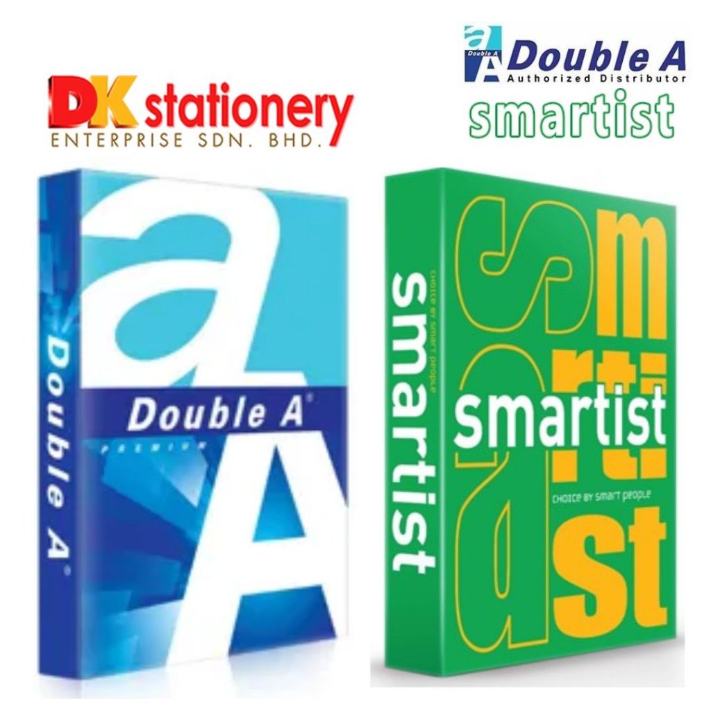Double A / Smartist A4 Copier Paper Kertas A4 Putih /Kertas Fotostat ...
