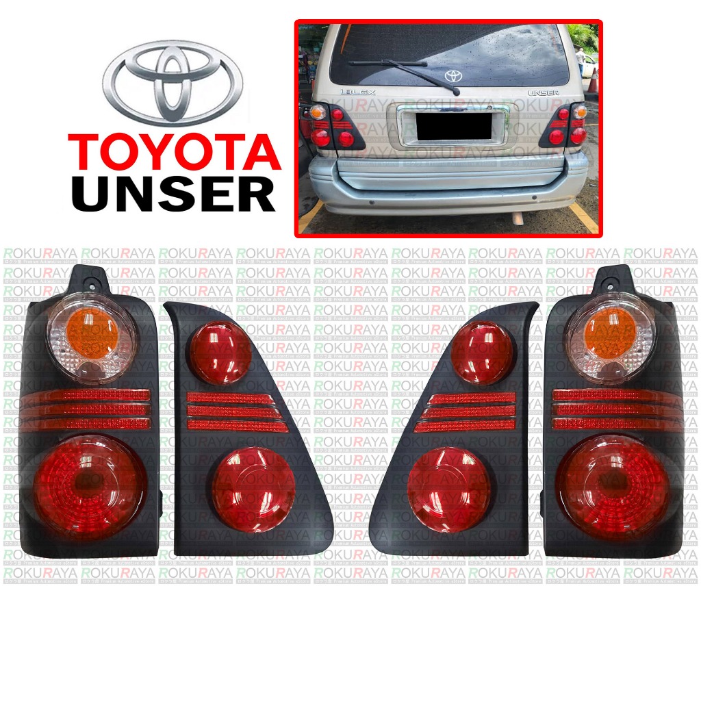Toyota Unser (1997 - 2004) Rear Back Tail Lamp Light ACC Set Accessory ...