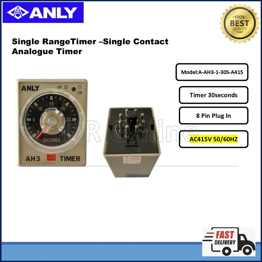 ANLY TIMER AH3-1 30S A415, (A-AH3-1-30-A415) | Shopee Malaysia
