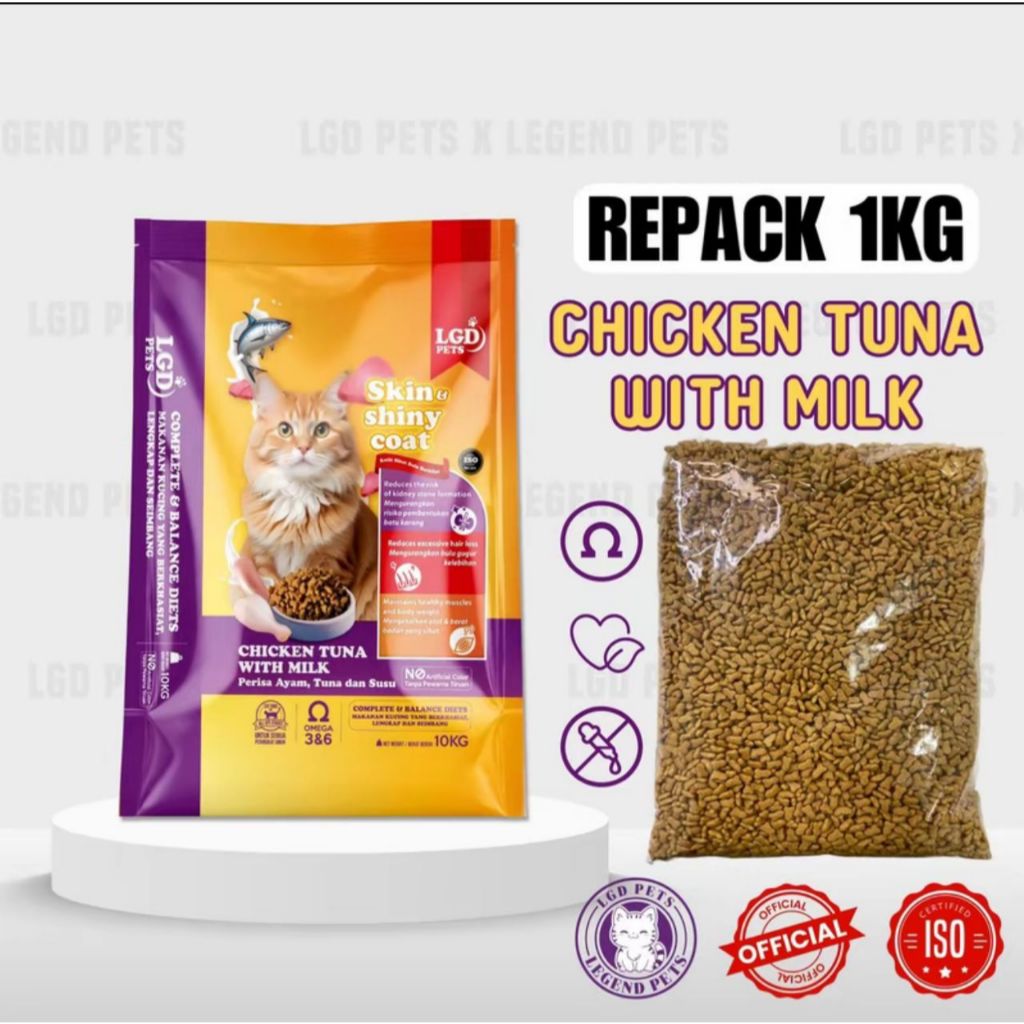 LGD PETS Cats Food - Chicken Tuna With Milk (1kg) | Shopee Malaysia