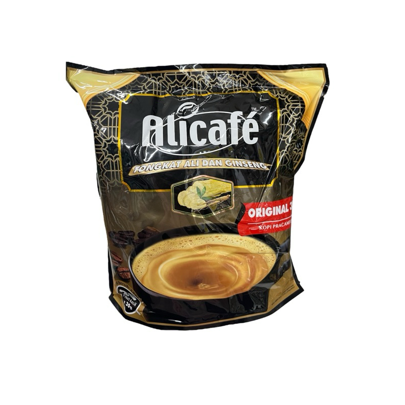 Ali Cafe Tongkat Ali & Ginseng Original 30g x 20 Paket Kecil | Shopee ...
