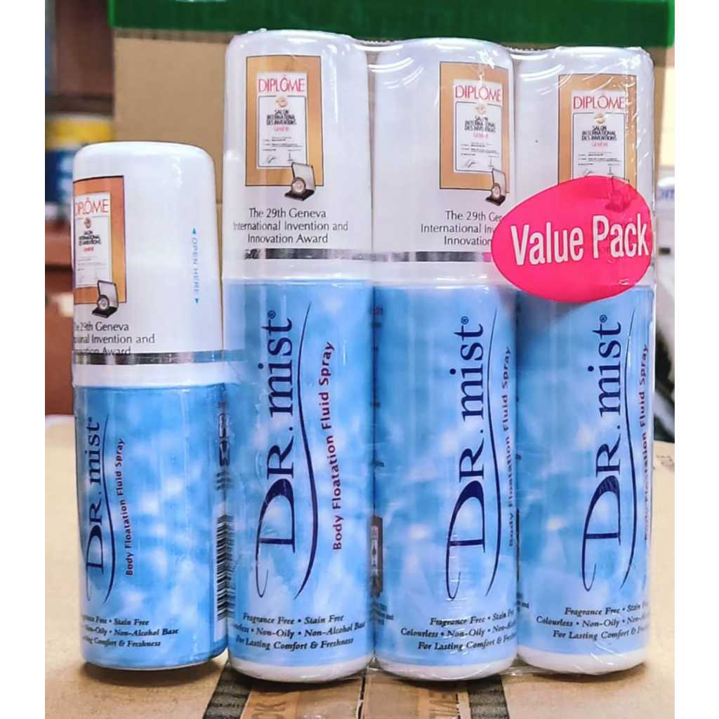 Dr Mist Body Spray (Exp1/2026), 3 bottles x 75 ml foc 50ml | Shopee ...