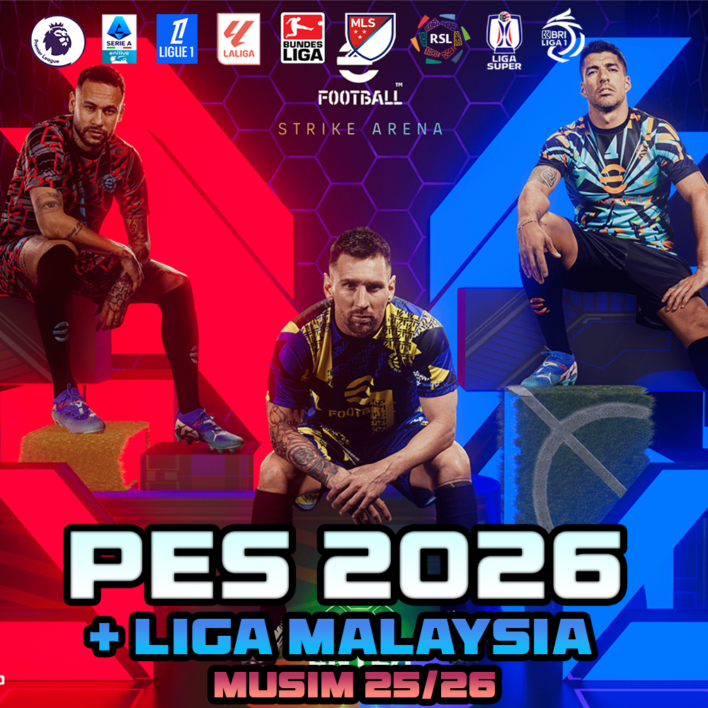 PES 2026 + Liga Malaysia [Update 25/26] [AFL] [PC] | Shopee Malaysia