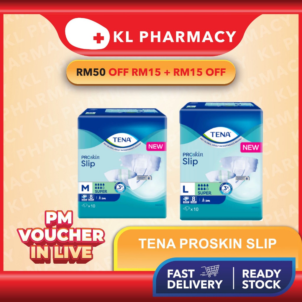 TENA PROskin Slip Super M/L (10'S) | Shopee Malaysia