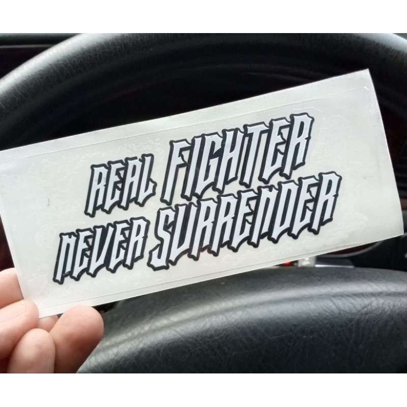 RXZ Members Real Fighter sticker motor | Shopee Malaysia