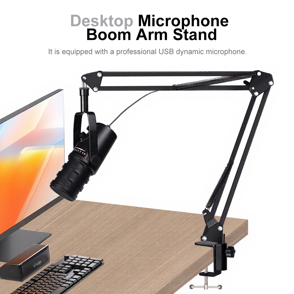 High sampling USB condenser microphone set Home computer recording game ...