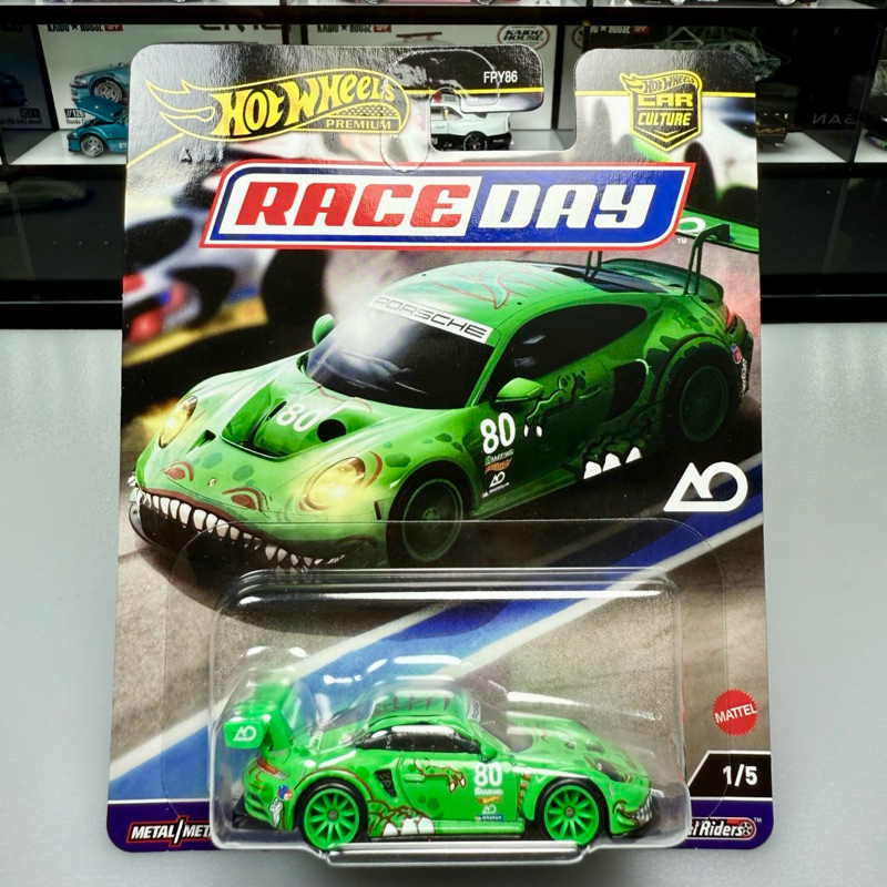 Hot Wheels Rexy Porsche 911 GT3 R 922 Premium Car Culture Rare Roxy No ...