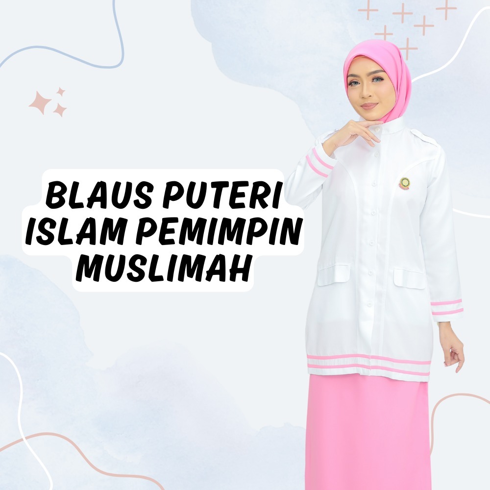 BLAUS PUTERI ISLAM MUSLIMAH (MATERIAL GARBADINE) | Shopee Malaysia