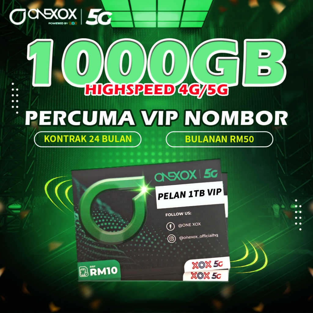 ONEXOX SIMKAD 1000GB 4G 5G HIGH SPEED DATA UNLIMITED CALL CONTRACT 24 ...