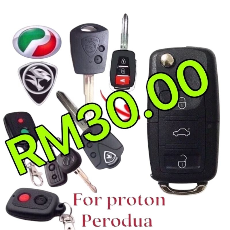 Perodua Key Case for Myvi Alza key replacement (price per unit ...