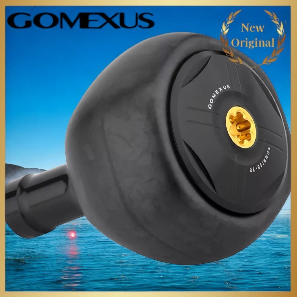 Gomexus F38 Round Reel Handle Knob - 38mm Forged Carbon Replacement for ...