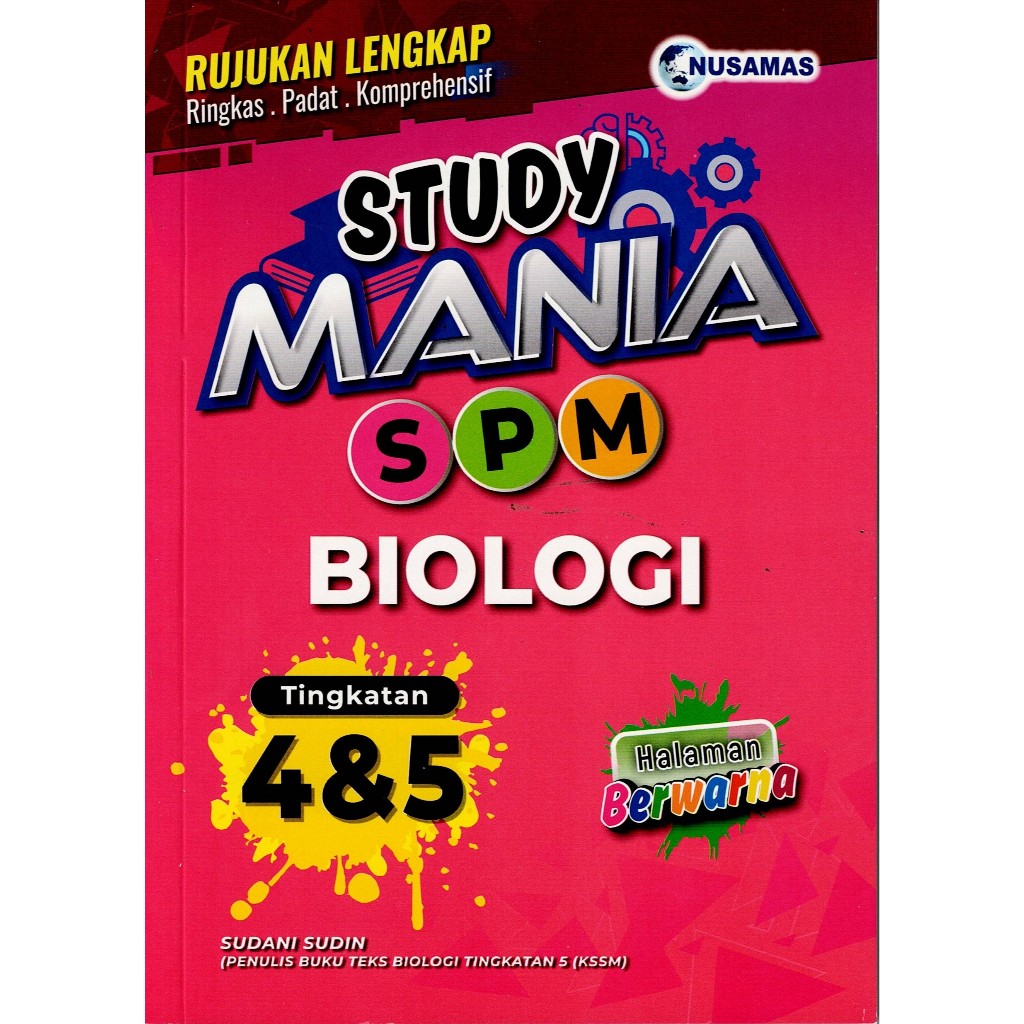 BUKU RUJUKAN ( 2025 ) : STUDY MANIA SPM BIOLOGI TINGKATAN 4&5 ( HALAMAN BERWARNA ) | Shopee Malaysia