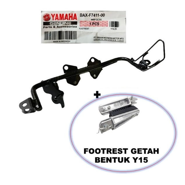 FOOTREST BAR BESI PEMIJAK DEPAN Y16 V1 V2 Y16ZR V1 V2 | Shopee Malaysia