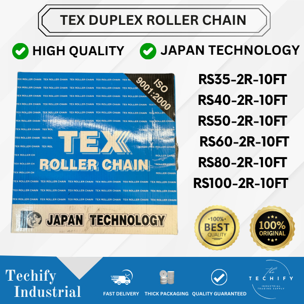 TEX Duplex Roller Chain RS35 RS40 RS50 RS60 RS80 RS100 High Quality ...