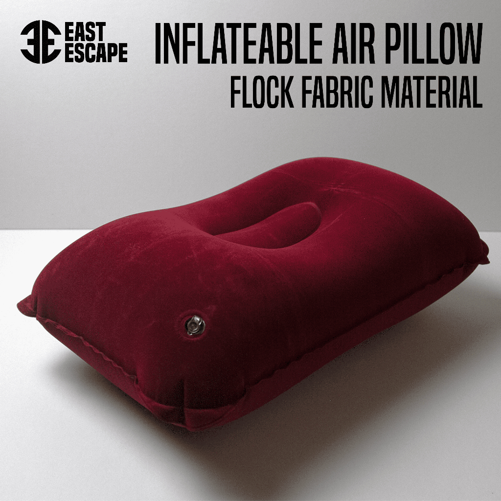 Inflatable Air Pillow 43cm Air Pump Bantal Angin Camping Outdoor Travel ...