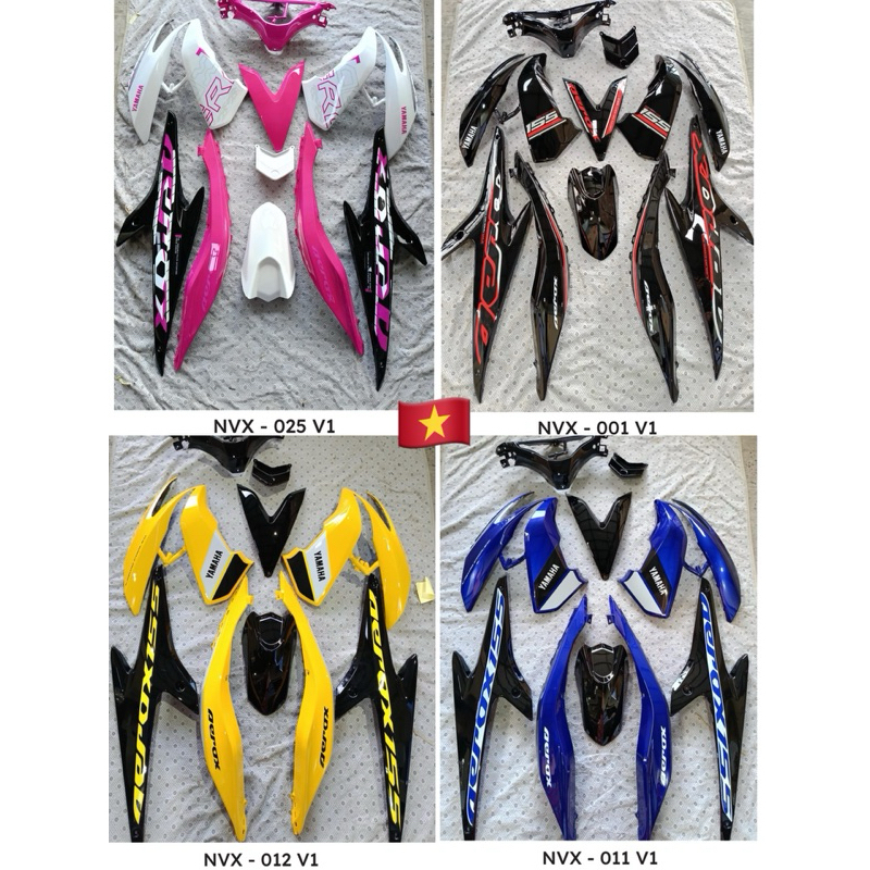 EXCITER 🇻🇳 YAMAHA NVX V1 COVERSET AEROX BODY COVER SET INNER NVX155 V1 ...