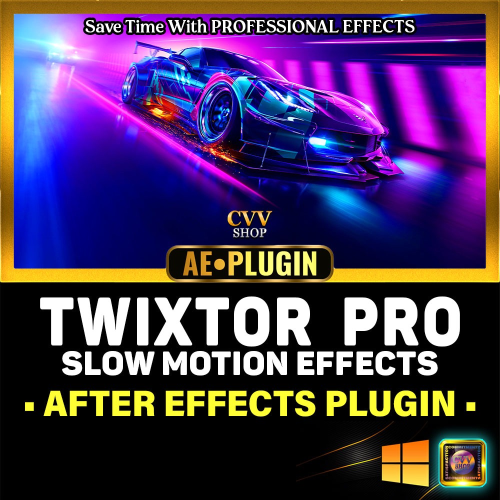 Twixtor Pro Plugin For Abdoe AE - PC Windows - Slow Motion Effects ...