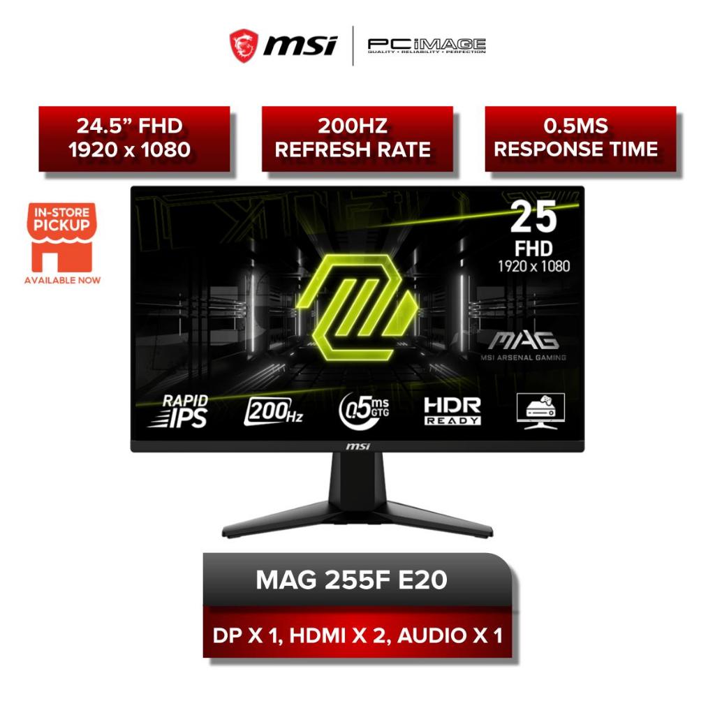 MSI MAG 255F E20 GAMING MONITOR | 24.5" | 1MS (GTG) | 200Hz | 1920 x ...