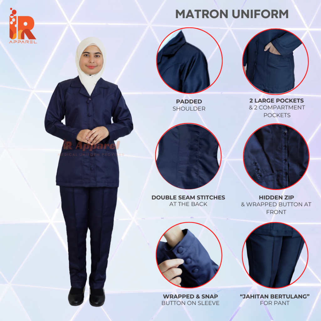 Matron Uniform / Uniform Matron | Shopee Malaysia