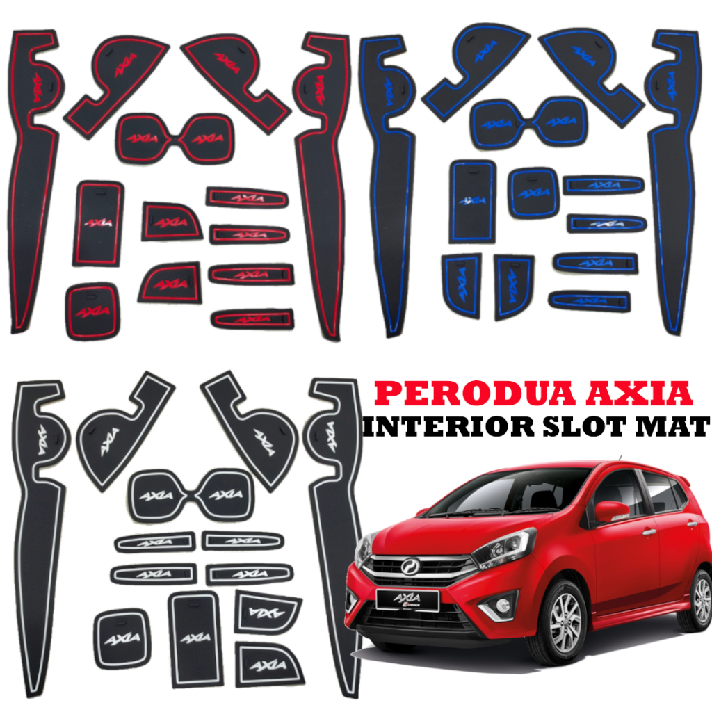 Perodua Axia 2014 Car Interior Accessories Inner Slot Mat Dashboard ...