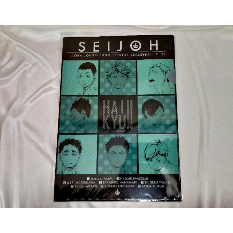 JAPAN Original Anime File A4 Haikyuu Seijoh Iwaizumi Oikawa | Shopee ...