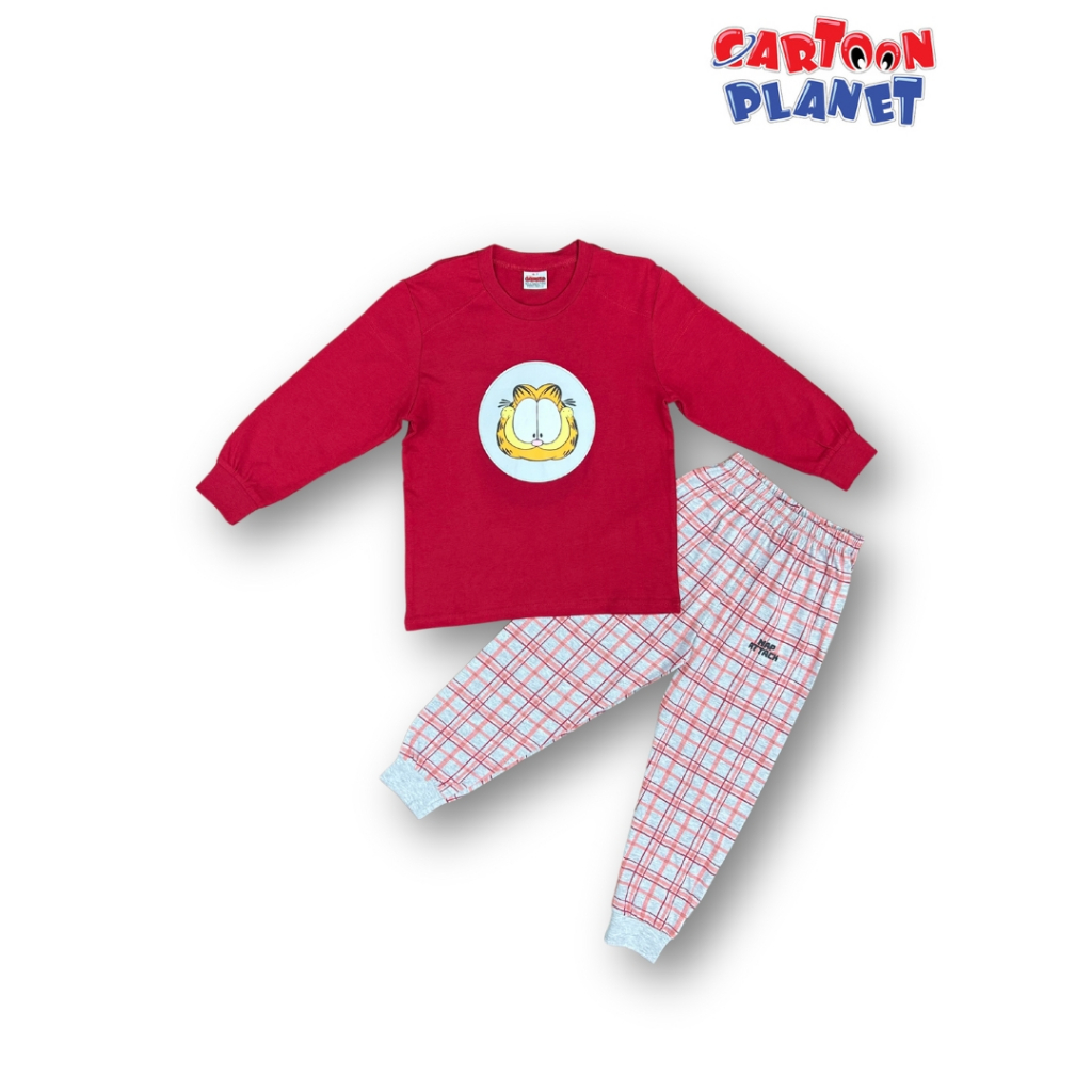 Garfield Children Long Sleeves Pyjamas PJC001 | Shopee Malaysia
