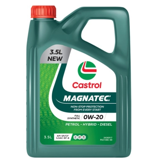 Castrol MAGNATEC 0W20 (3.5L) Full Synthetic Engine Oil API SP ILSAC GF6 ...