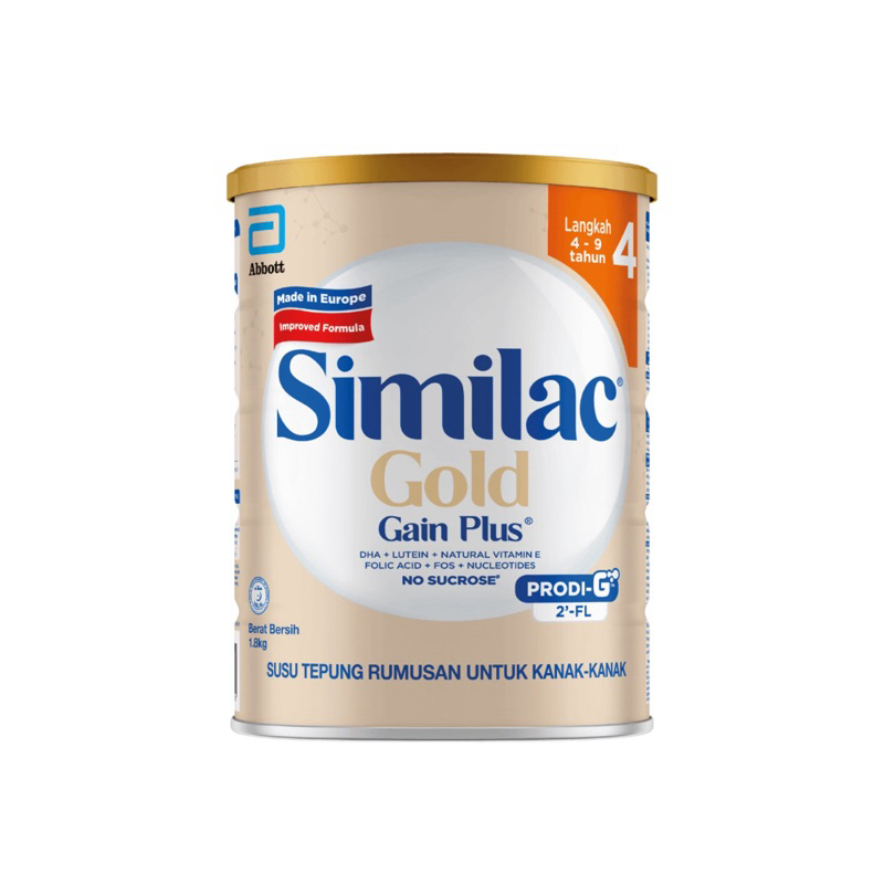 Similac Gold Gain Plus Step 4 1.8kg (exp:03/2026) | Shopee Malaysia